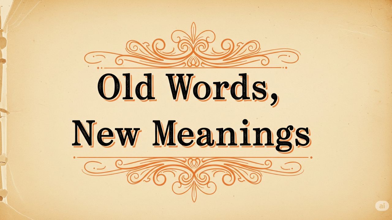 Old words, new meanings – bhumeshverma
